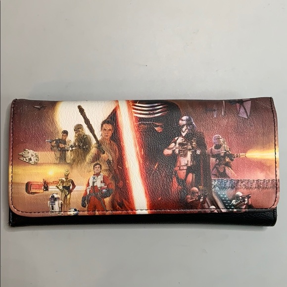 Loungefly | Bags | Loungefly Star Wars Wallet The Force Awakens | Poshmark